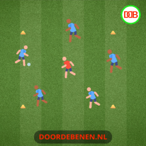 Warming Up voetbal oefeningen | Doordebenen